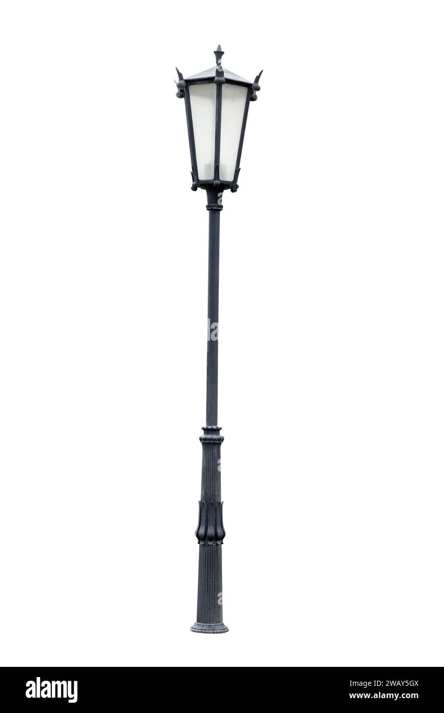 Old street lighting Cut Out Stock Images & Pictures - Alamy