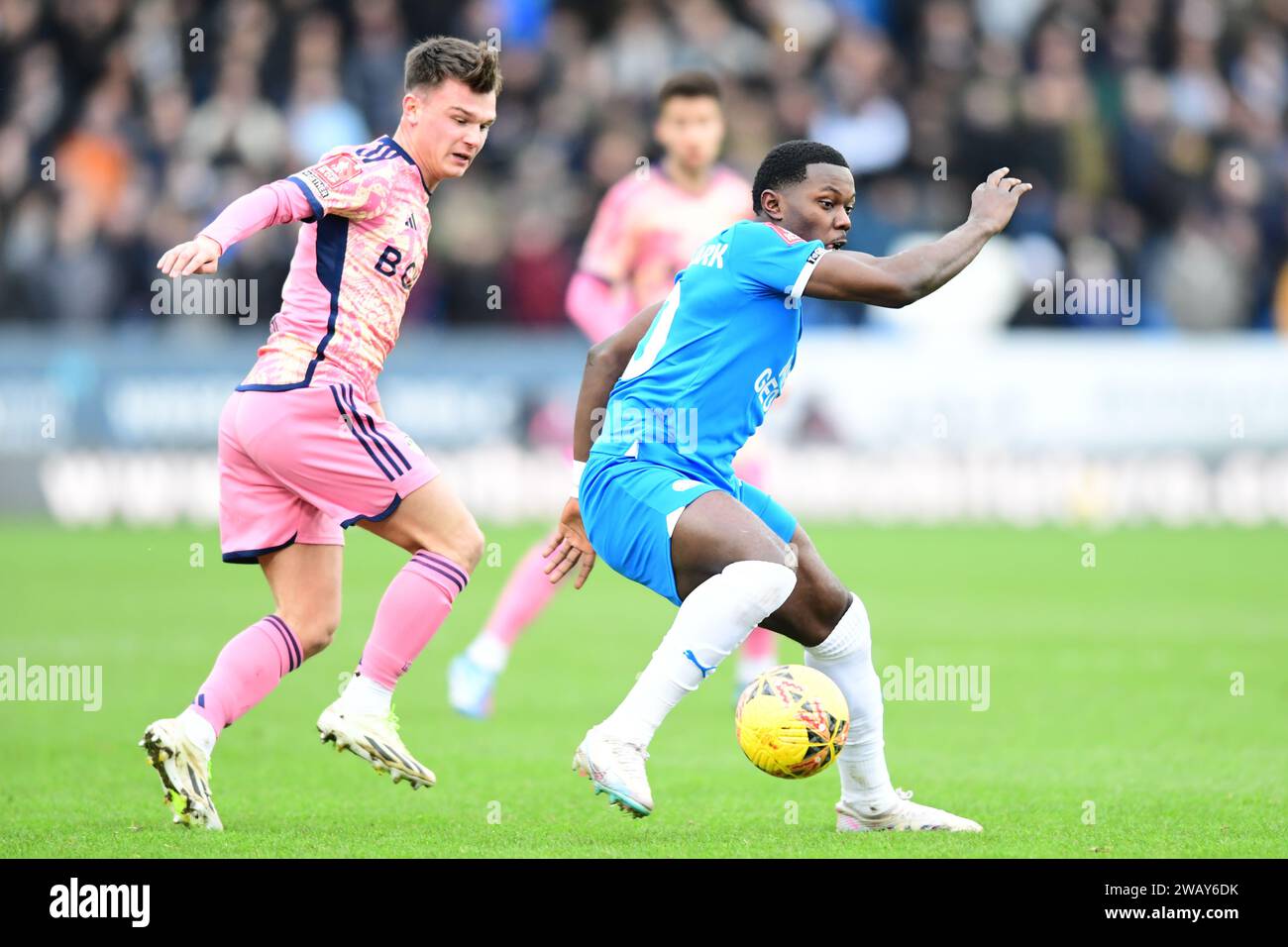 Peterborough on Sunday 7th January 2024. Ephron Mason Clarke (10 ...