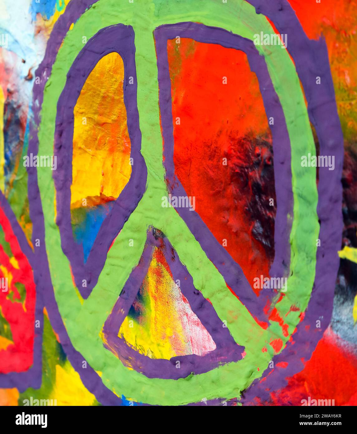 Hippie peace murals hi-res stock photography and images - Alamy