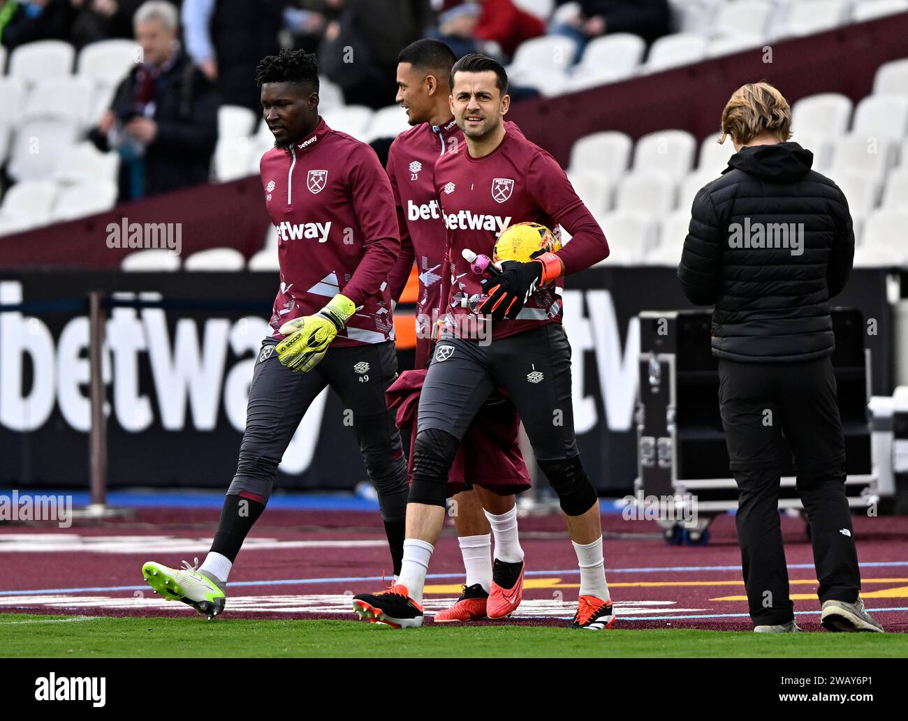 London, UK. 7th Jan, 2024. Lukasz Fabianski (West Ham, goalkeeper ...
