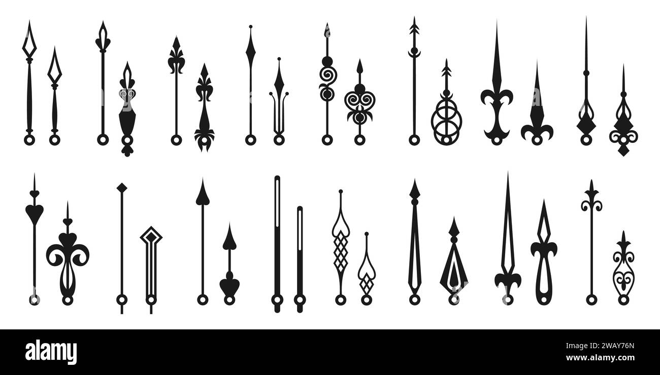 Victorian analog clock Stock Vector Images - Alamy