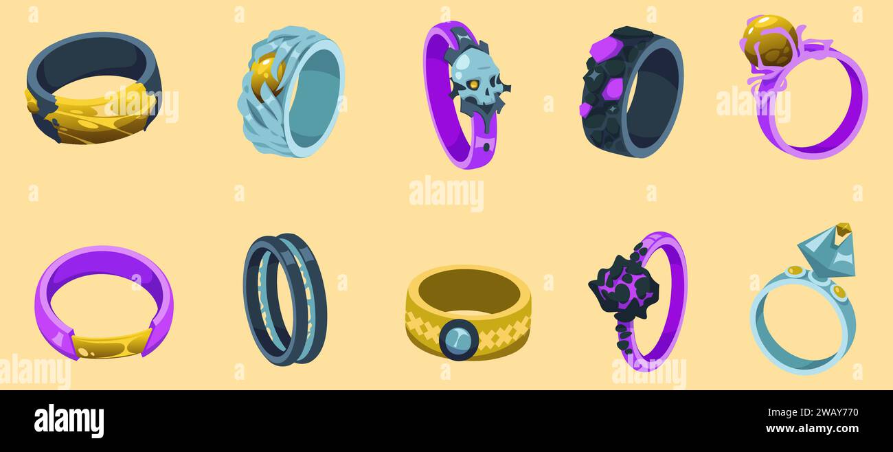 Medieval jewellery gems Stock Vector Images - Alamy