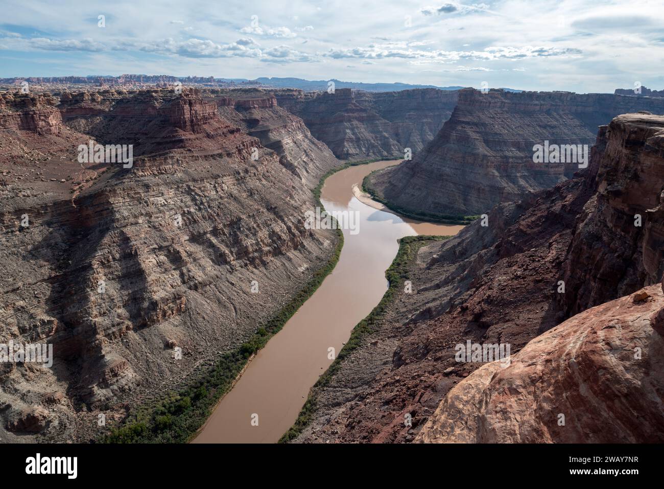 Confluence of the Green and Colorado Rivers in Canyonlands National ...