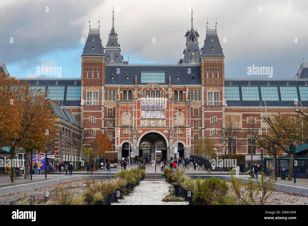 Rijksmuseum in Amsterdam. National museum of the Netherlands, dedicated ...