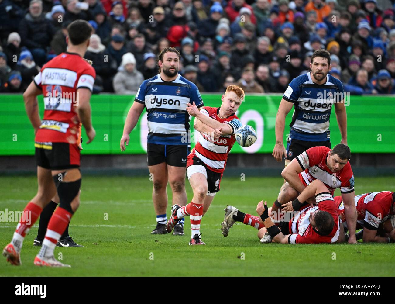 Bath, Somerset, UK. 7th January 2024, The Recreation Ground, Bath ...