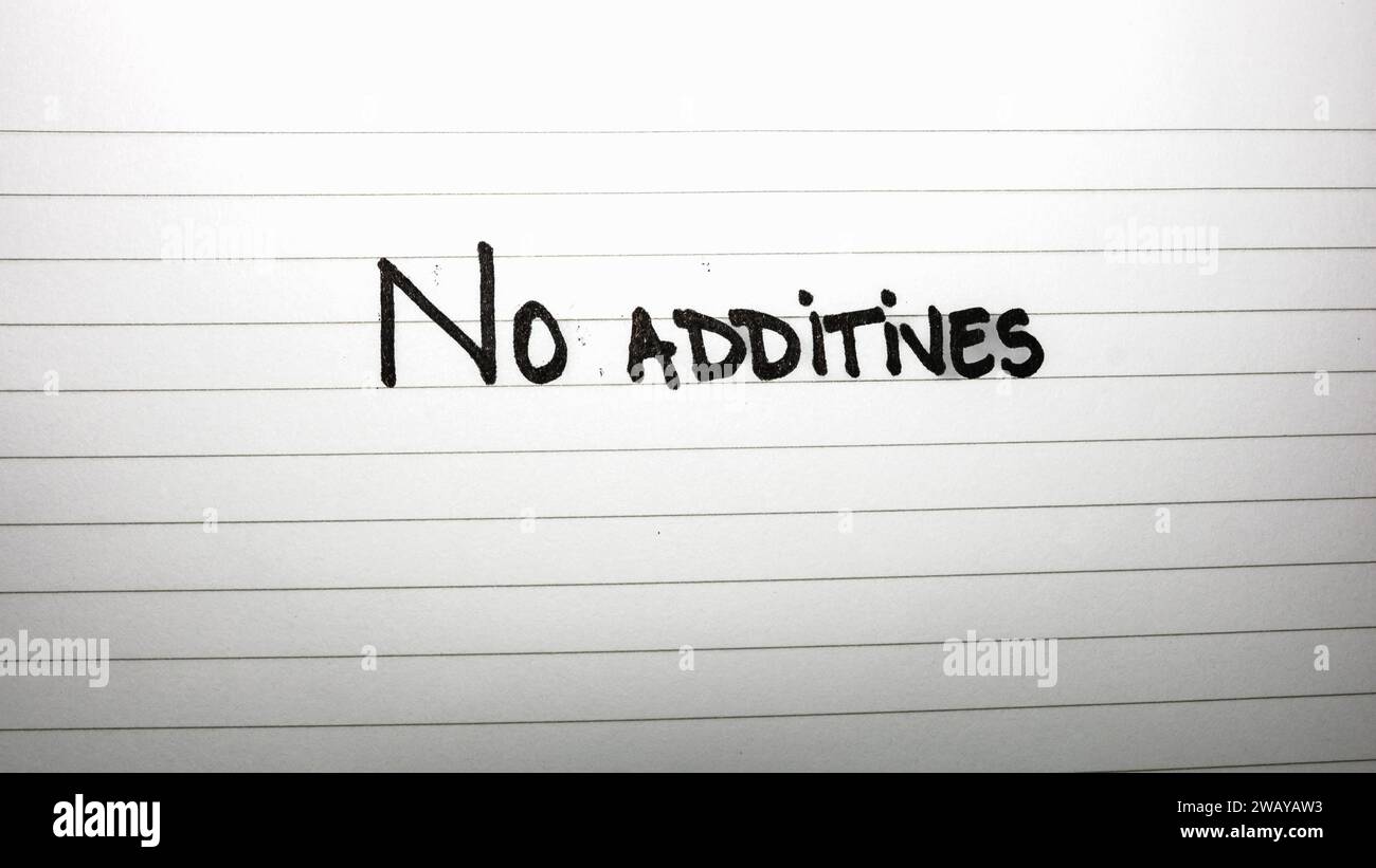 Handwritten notes on white note paper Stock Photo - Alamy