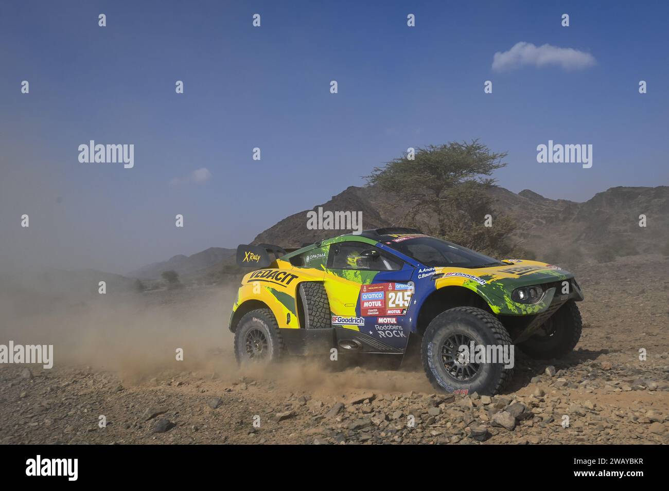 245 BAUMGART Christian (bra), ANDREOTTI Alberto (bra), X-Rally Team ...