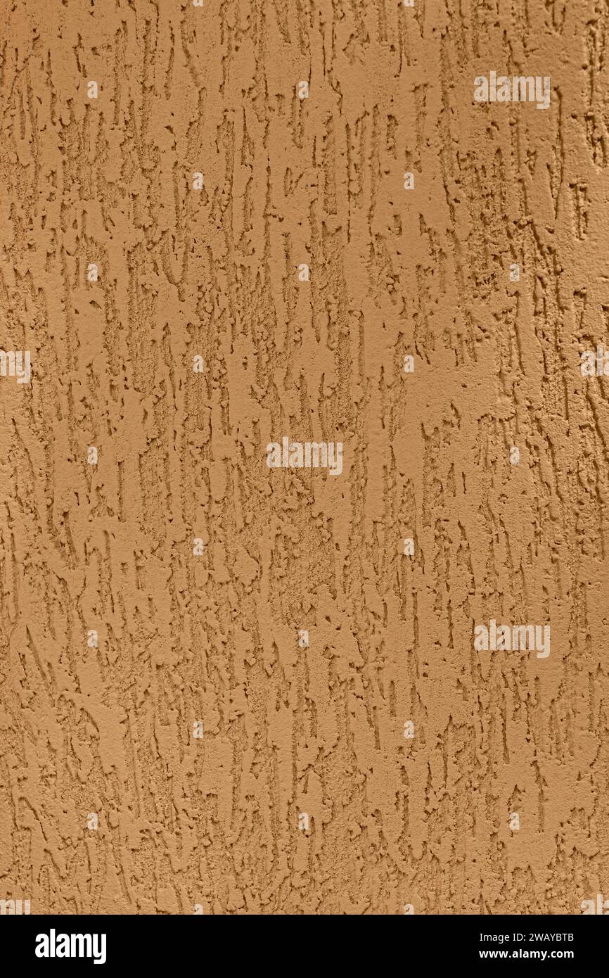 Beige-orange sand plaster wall texture background, vertical photo Stock ...
