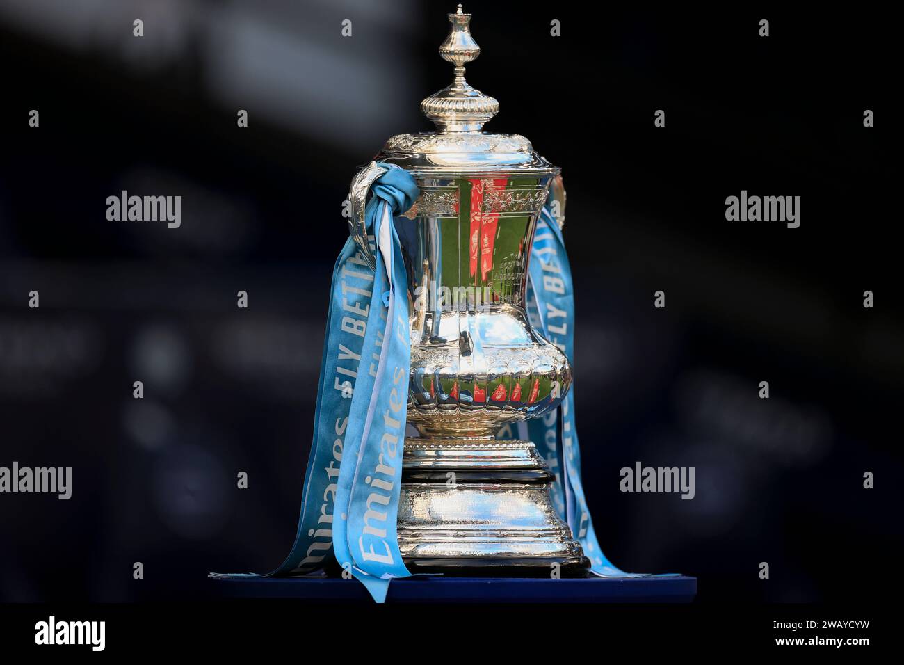 The emirates fa cup trophy hi-res stock photography and images - Alamy