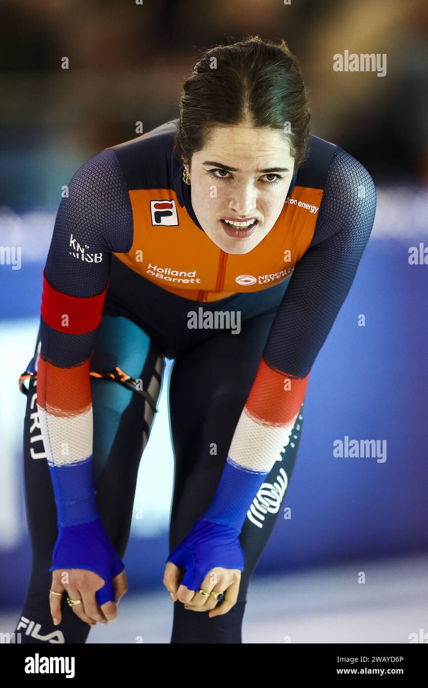Long track skaters european championship distances hi-res stock ...