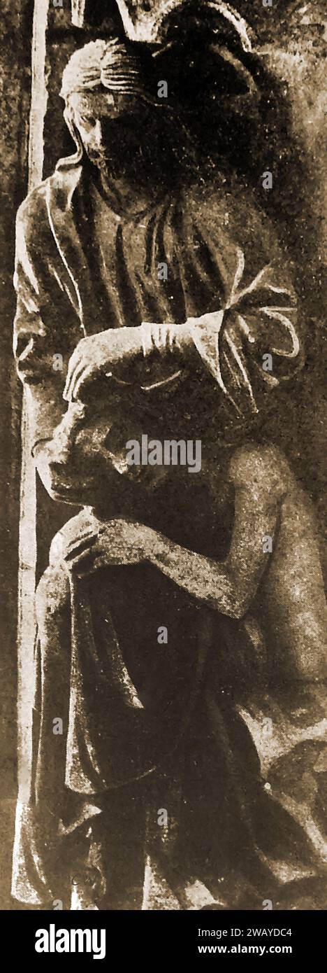 Adam and eve in the garden of eden hi-res stock photography and images ...