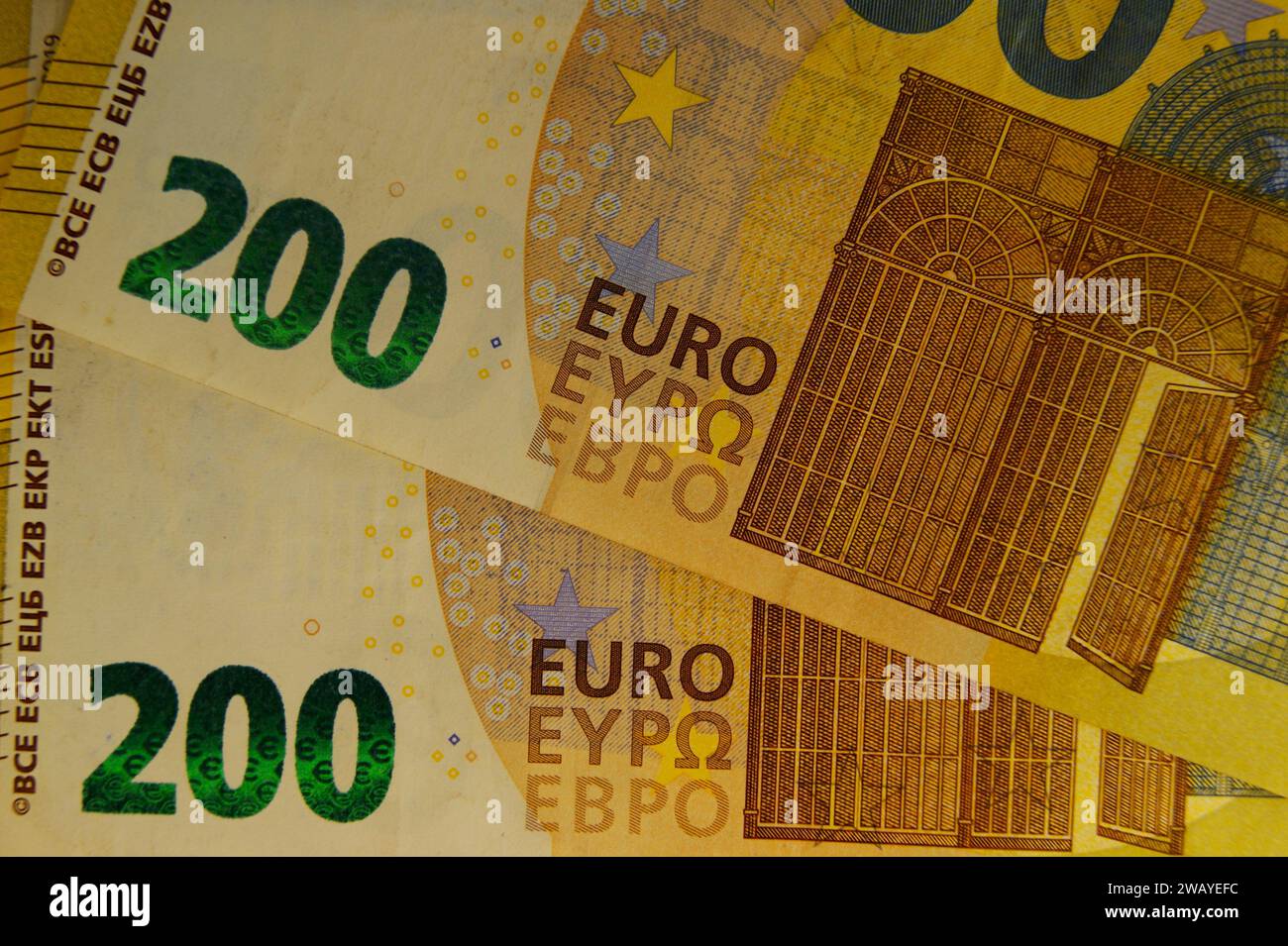 Two hundred euro banknote hi-res stock photography and images - Alamy