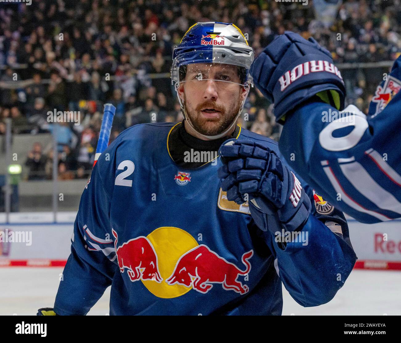 Muenchen, Deutschland. 07th Jan, 2024. Andrew MacWilliam (EHC Red Bull ...
