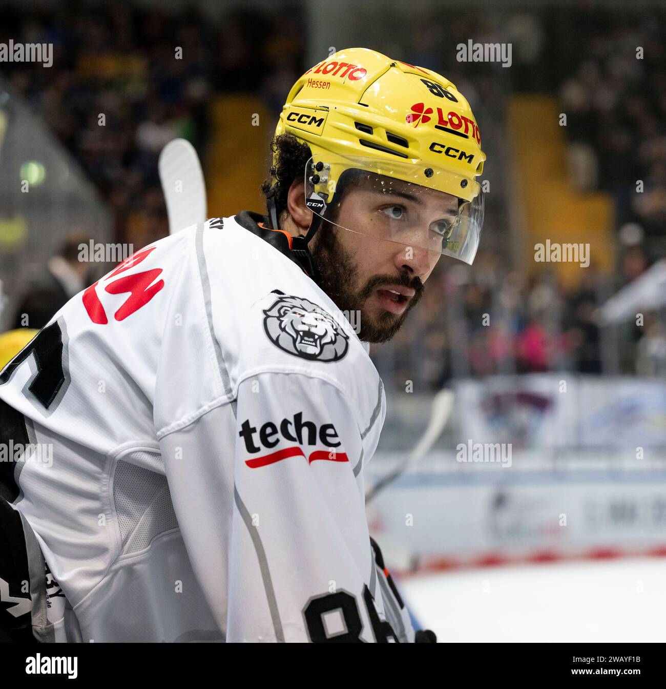 Muenchen, Deutschland. 07th Jan, 2024. Cameron Brace (Loewen Frankfurt ...