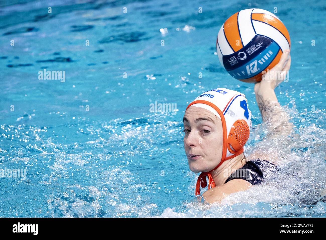 EINDHOVEN - Sabrina Van Der Sloot of the Dutch water polo team (f) in ...