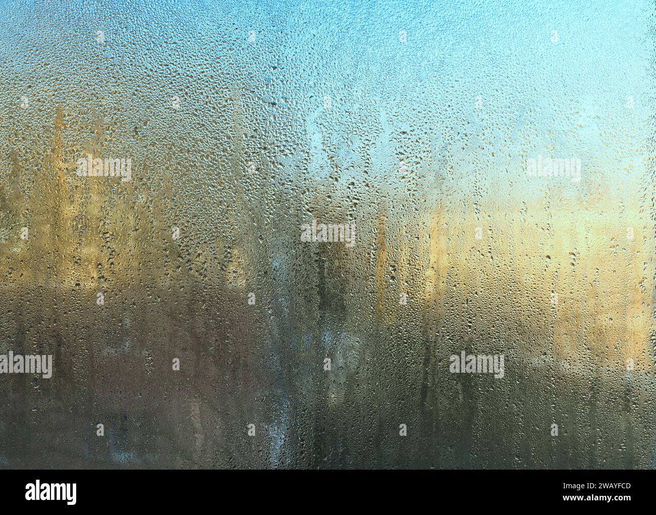 wet glass background on the glass window Stock Photo - Alamy