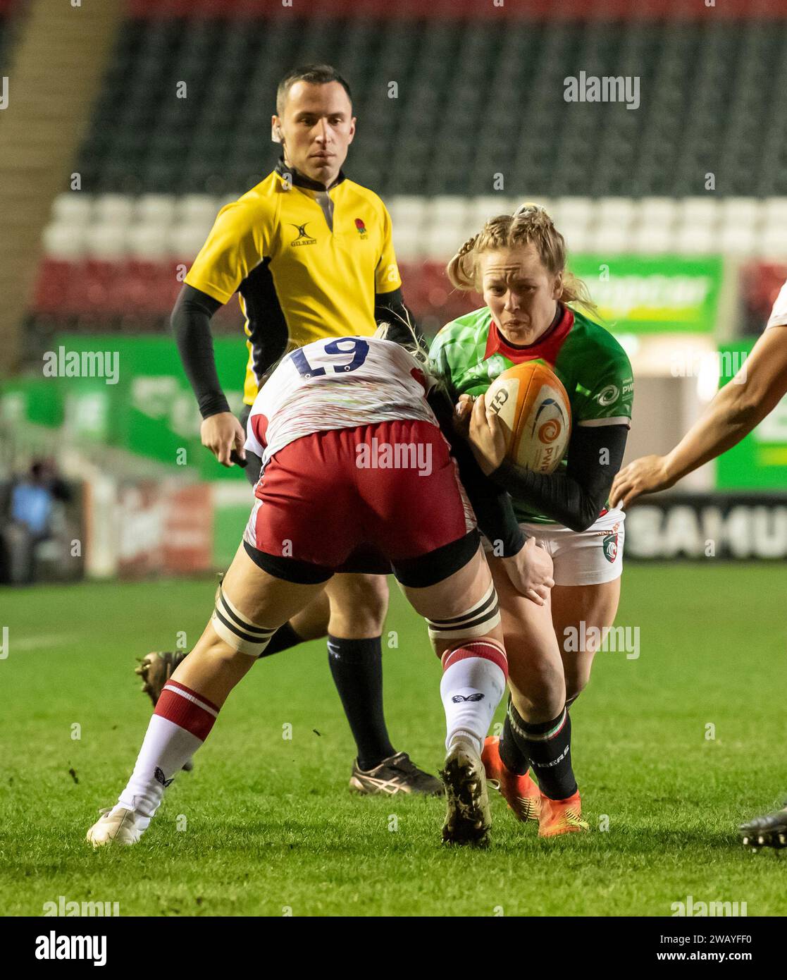 Leicester Tigers Morgan Richardson in action during the Leicester ...