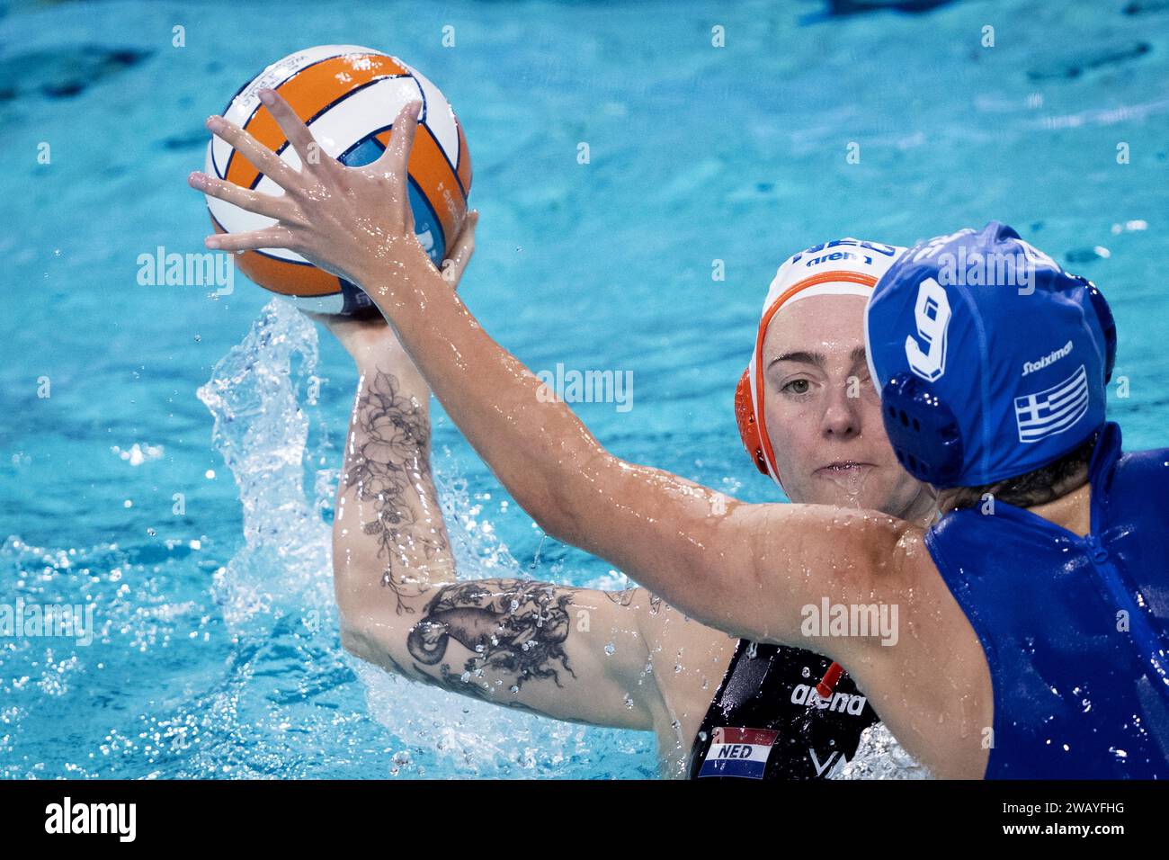 EINDHOVEN - Sabrina Van Der Sloot of the Dutch water polo team (f) in ...