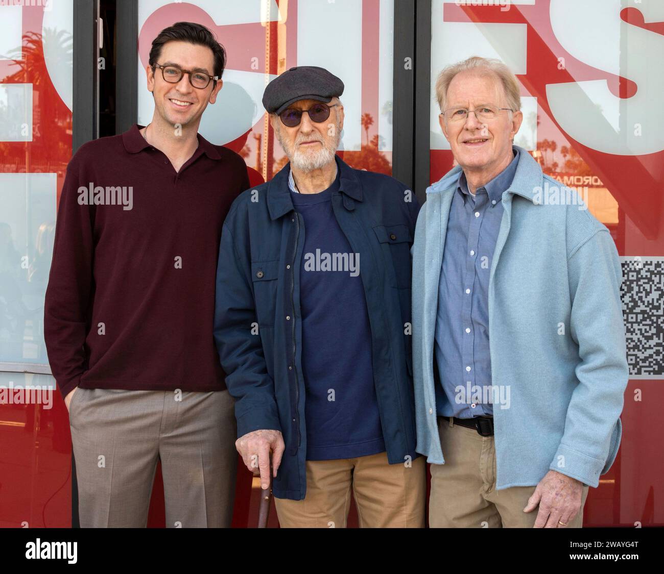 Photo by: zz/PETA/STAR MAX/IPx 2024 1/6/24 Actors Nicholas Braun, James ...