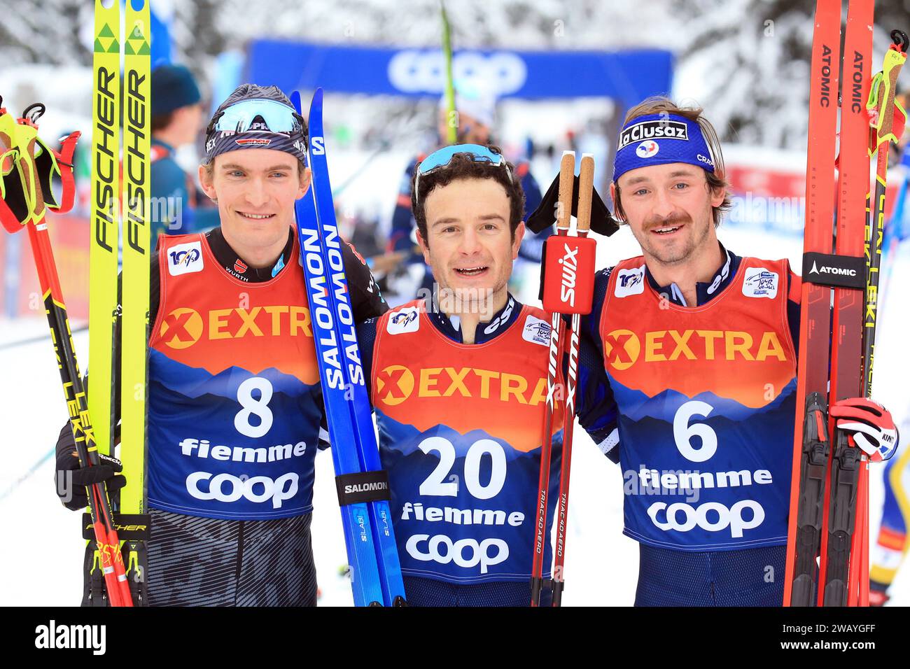 Val Di Fiemme, Trentino, Italy. 7th Jan, 2024. Mens FIS Cross Country ...