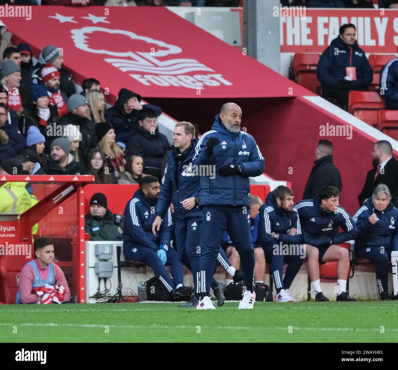The City Ground, Nottingham, UK. 7th Jan, 2024. FA Cup Third Round ...