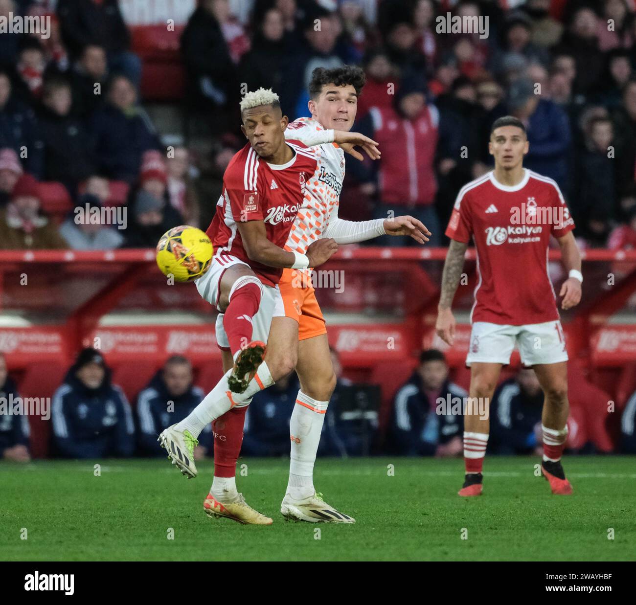 The City Ground, Nottingham, UK. 7th Jan, 2024. FA Cup Third Round ...