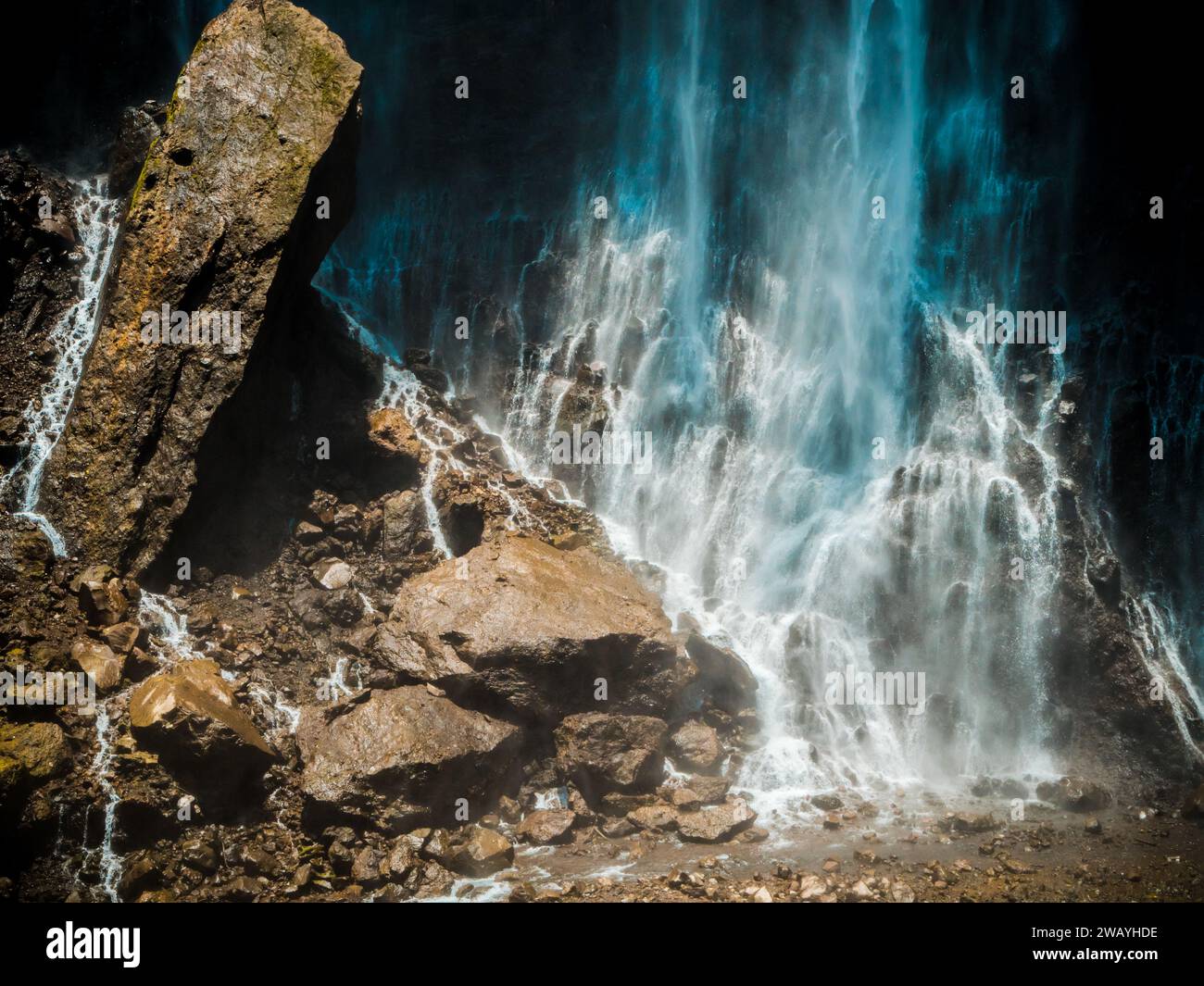 Dramatic cascades at Tumpak Sewu Waterfall, Indonesia Stock Photo - Alamy