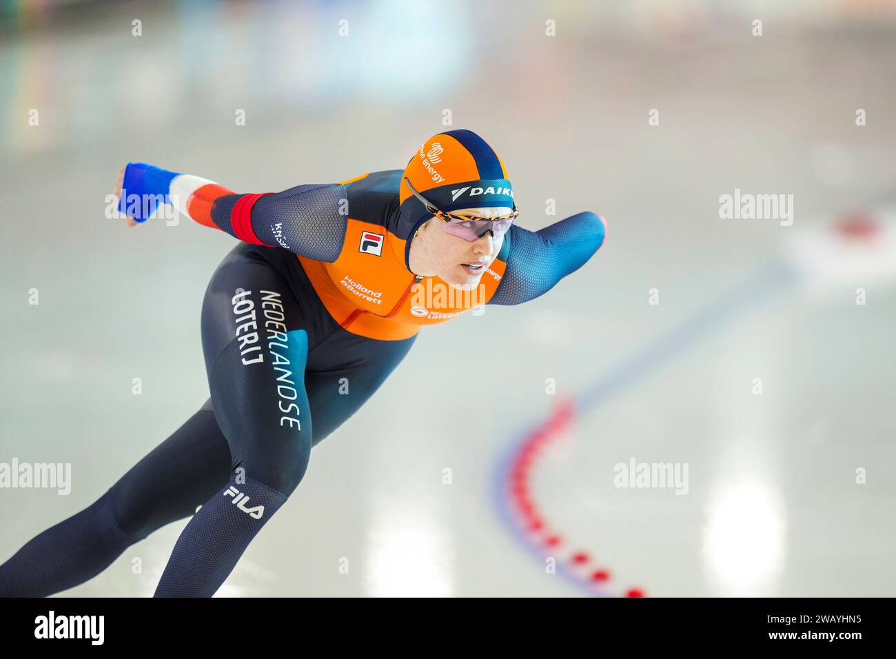 Heerenveen, Netherlands. 7th Jan, 2024. HEERENVEEN, NETHERLANDS ...