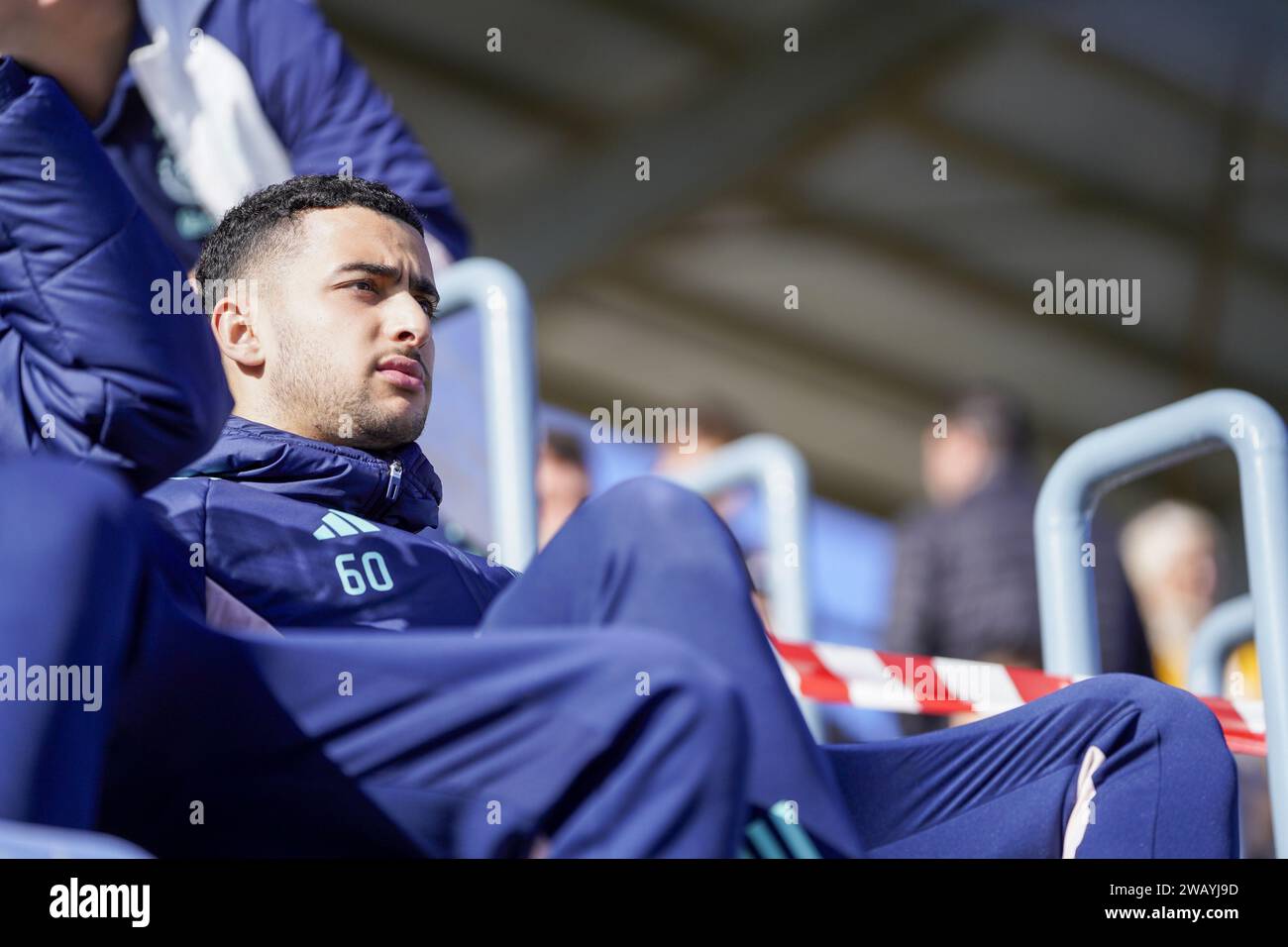 Cadiz, Spain. 07th Jan, 2024. Cadiz, 07-01-2024, Estadio Antonio Barbadillo, Dutch Eredivisie ...