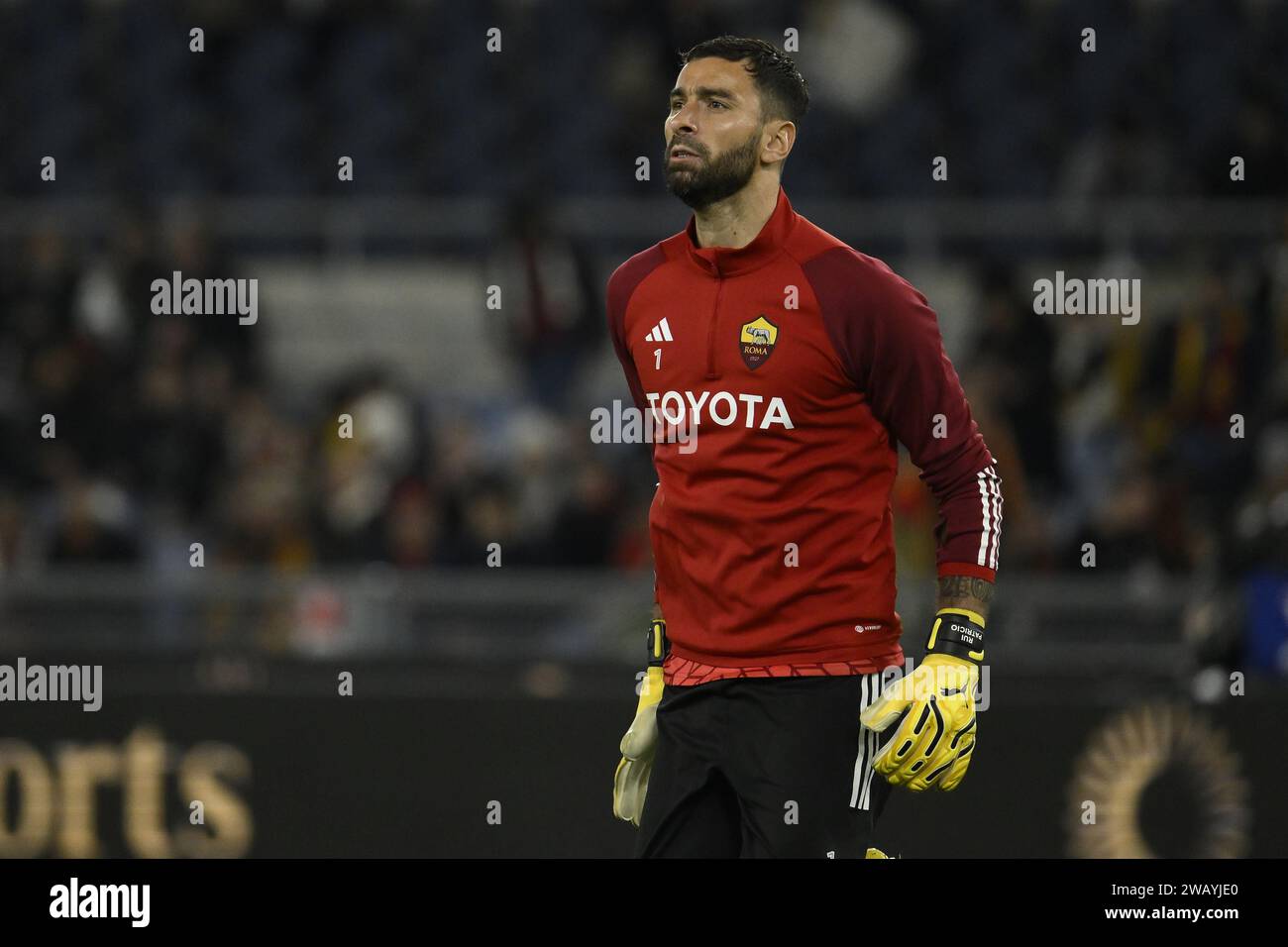 Rome, Italy. 07th Jan, 2024. Rui Patricio of A.S. Roma during the 19th ...