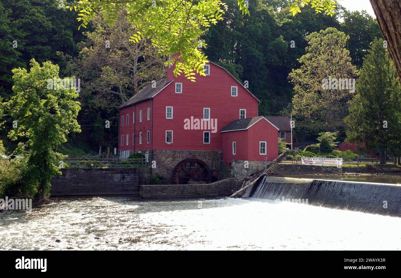 Red Mill, industrial water mill built c.1810, on the South Branch ...