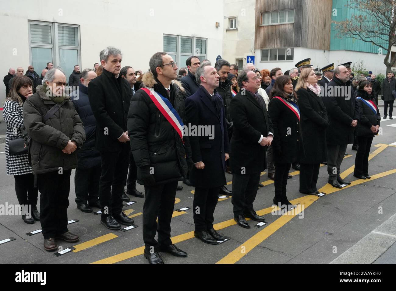 Paris, France. 07th Jan, 2024. Charlie Hebdo publication director ...
