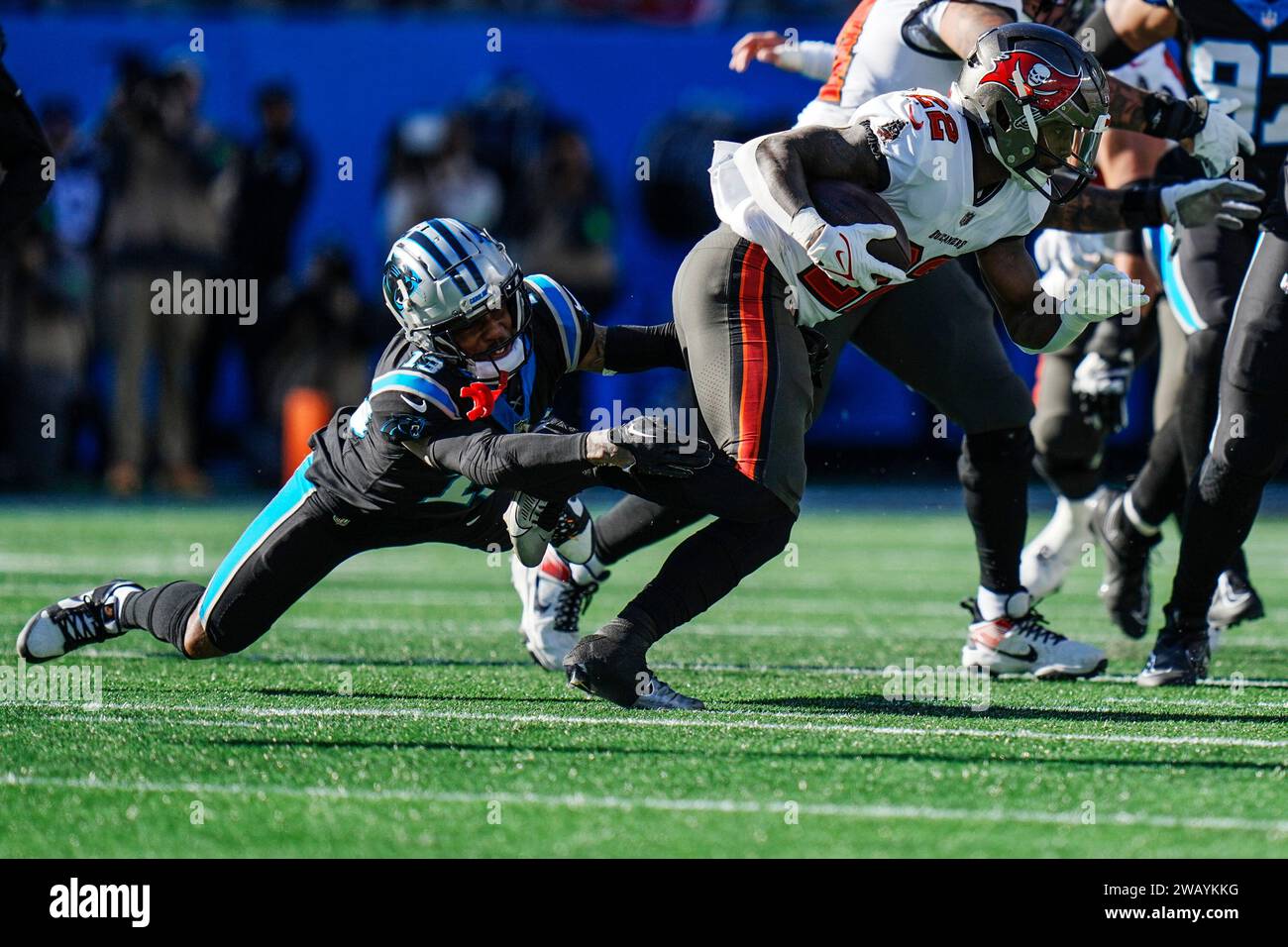 Carolina Panthers cornerback Troy Hill (13) hits Tampa Bay Buccaneers ...