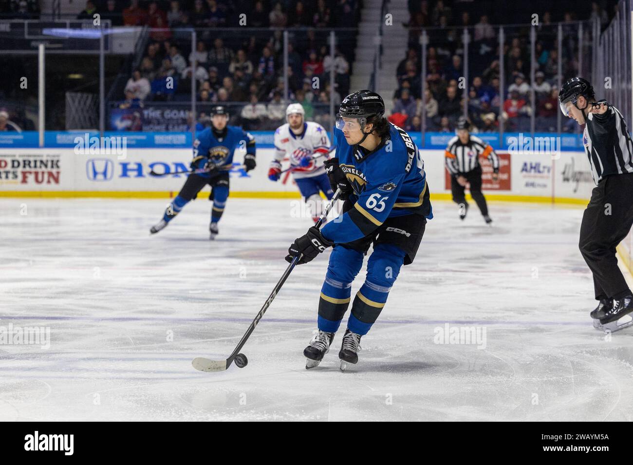 USA. 05th Jan, 2024. January 5th, 2024: Cleveland Monsters forward Luca ...