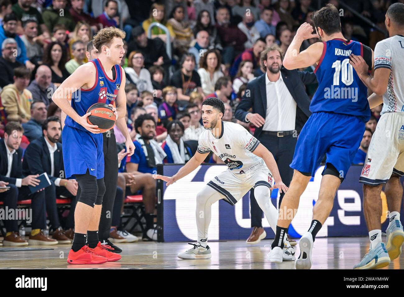 Barcelona, Spain. 07th Jan, 2024. Rokas Jokubaitis (Barça Basket ...