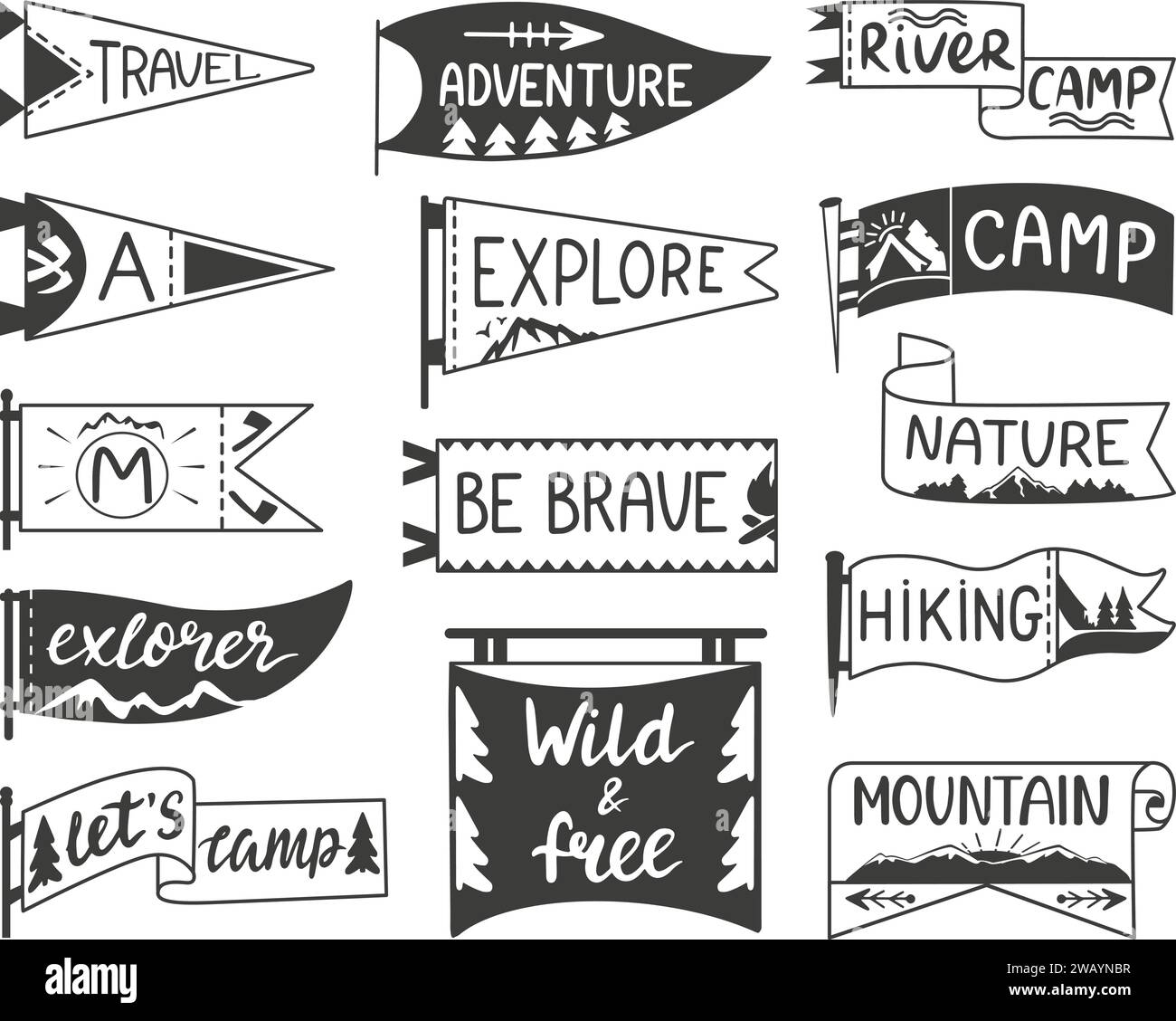 Pennant Font Photographs