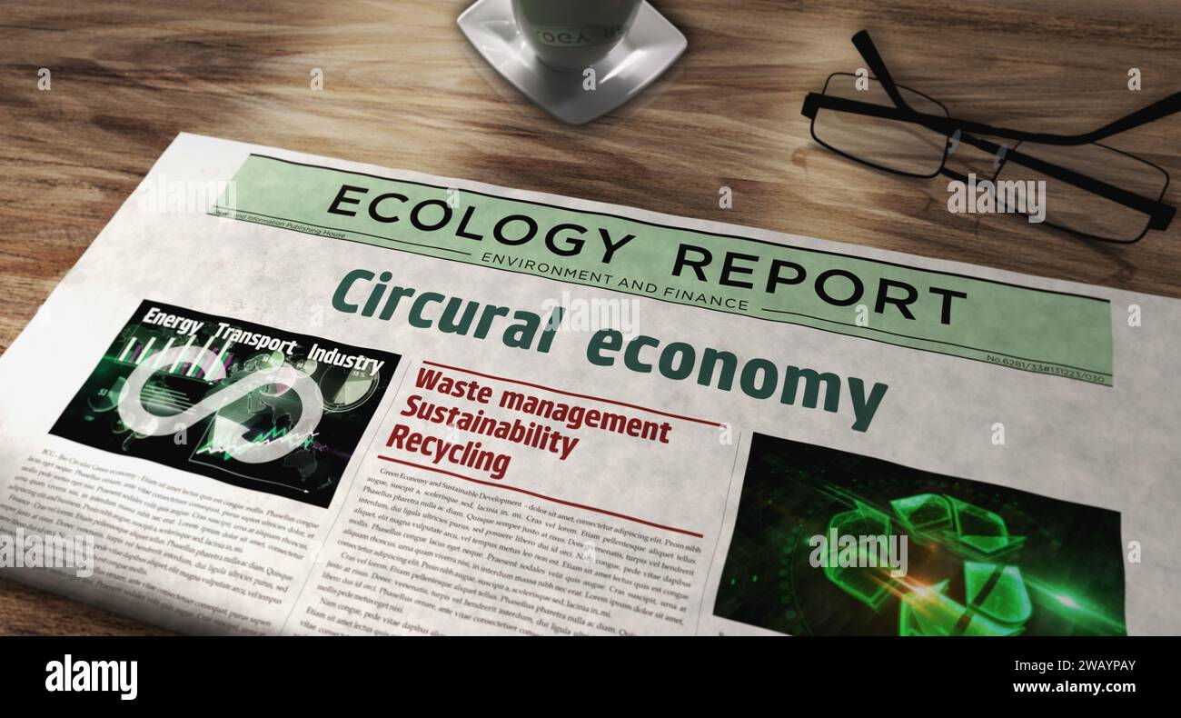 Circular economy and ecology zero waste industry daily newspaper on ...