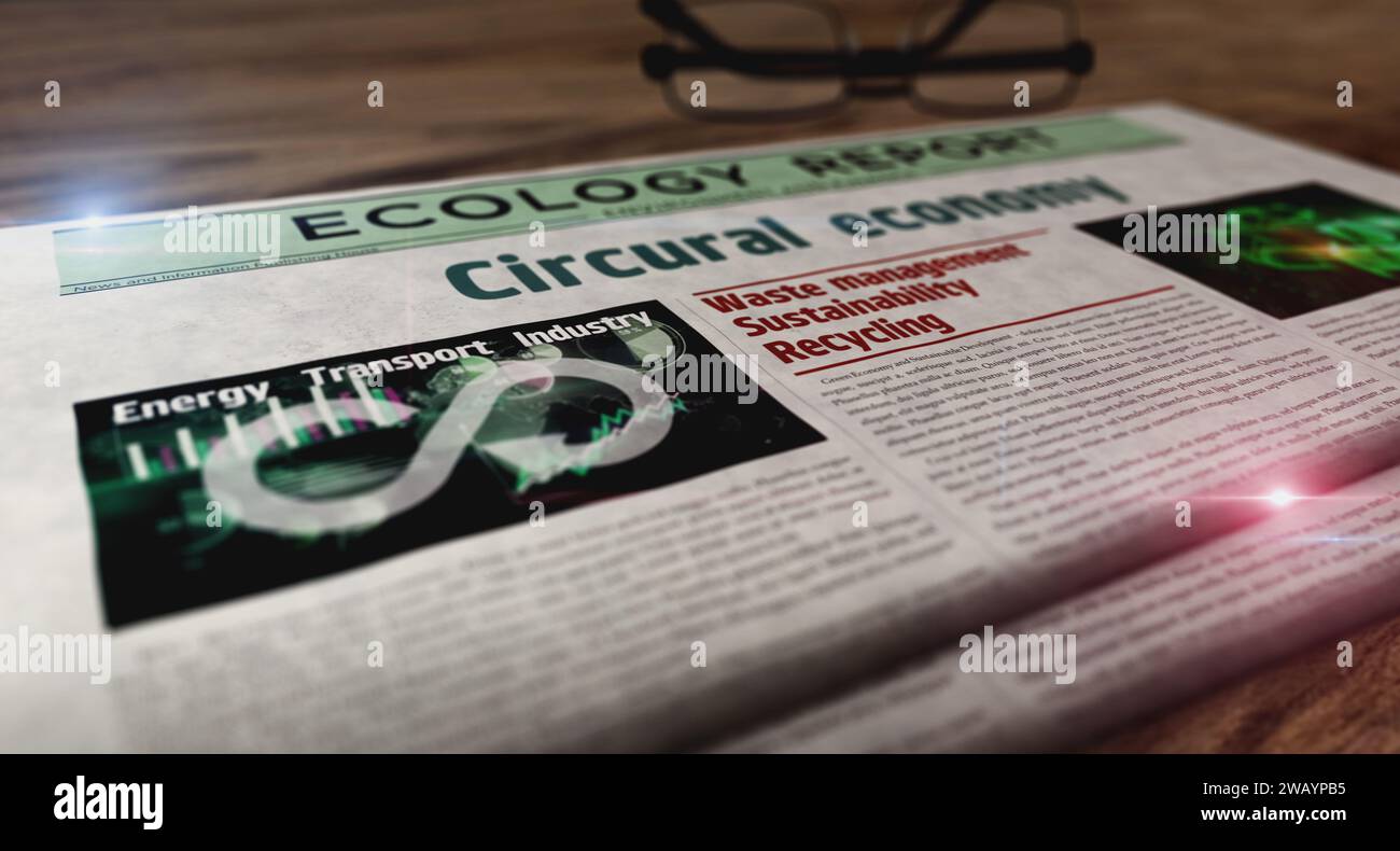 Circular economy and ecology zero waste industry daily newspaper on ...