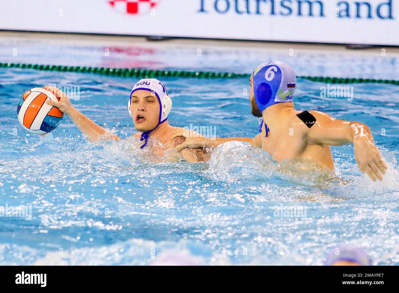 Dubrovnik, Croatia. 07th Jan, 2024. DUBROVNIK, CROATIA - JANUARY 7: Vukasin Stefanovic of ...