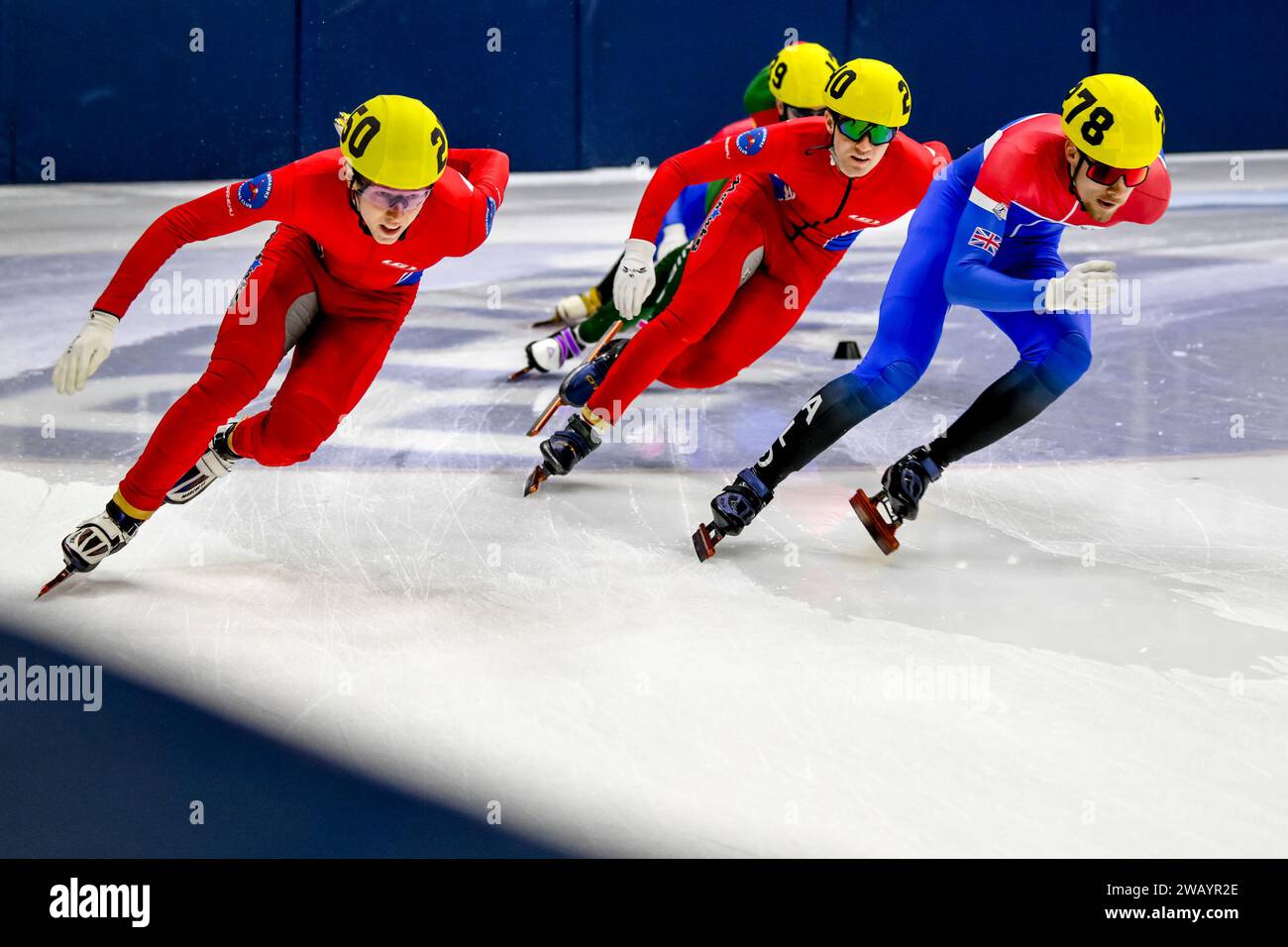 Nottingham, UK. 07th Jan, 2024. Niall Treacy of the Mohawks Ice Racing ...