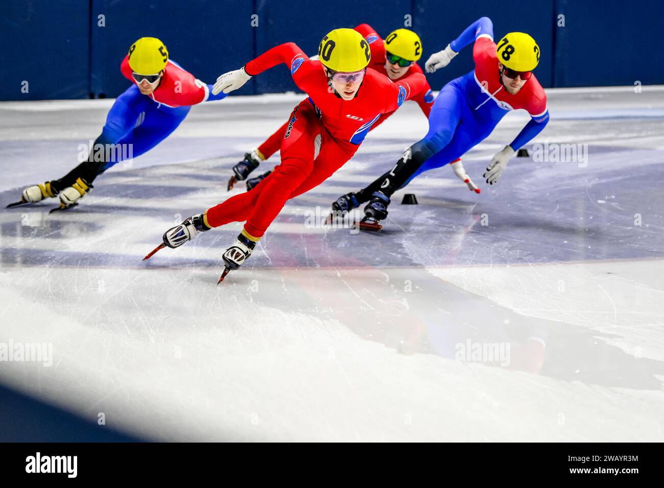 Nottingham, UK. 07th Jan, 2024. Niall Treacy of the Mohawks Ice Racing ...