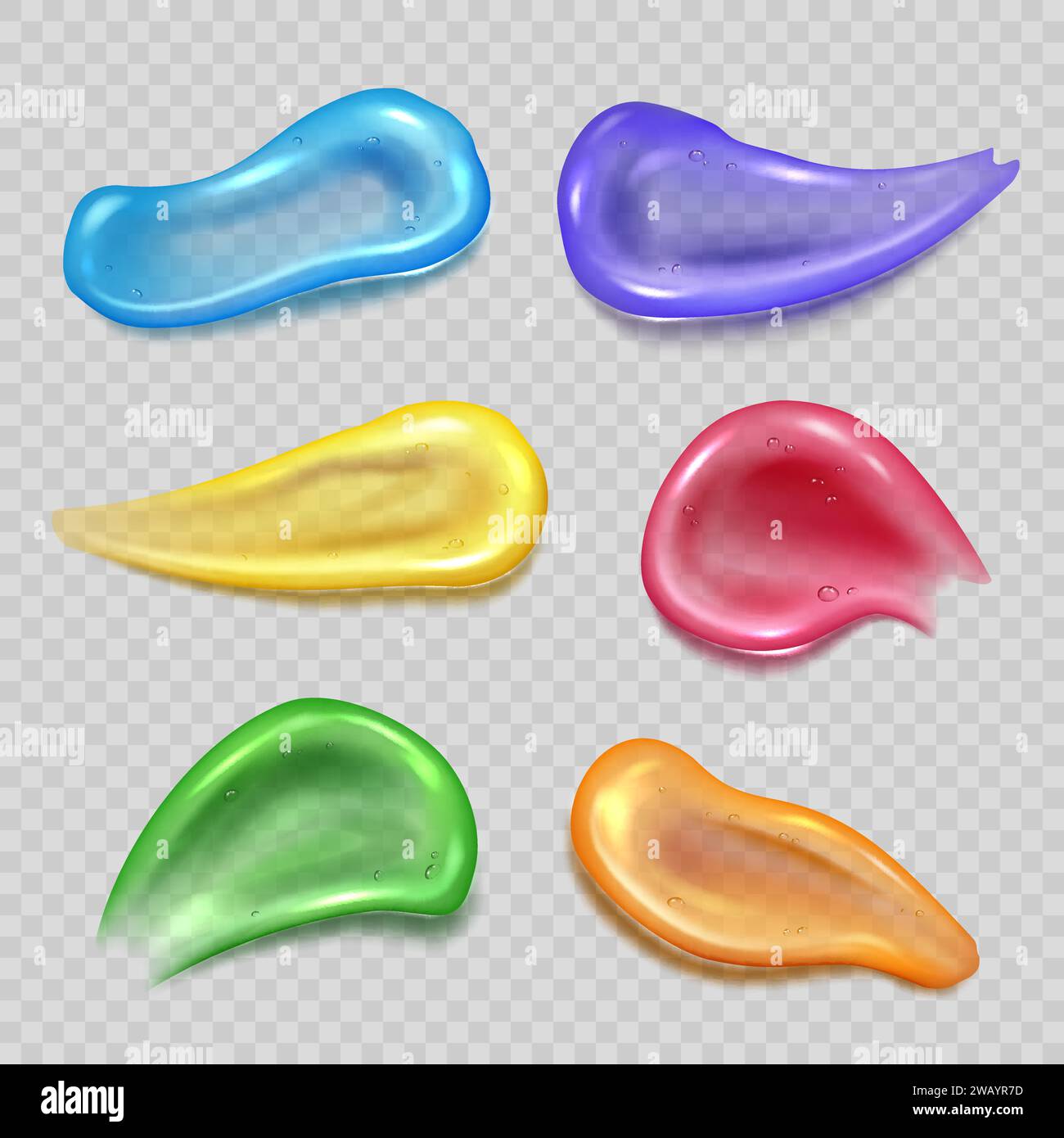 Liquid gel cleanser swatch Stock Vector Images - Alamy