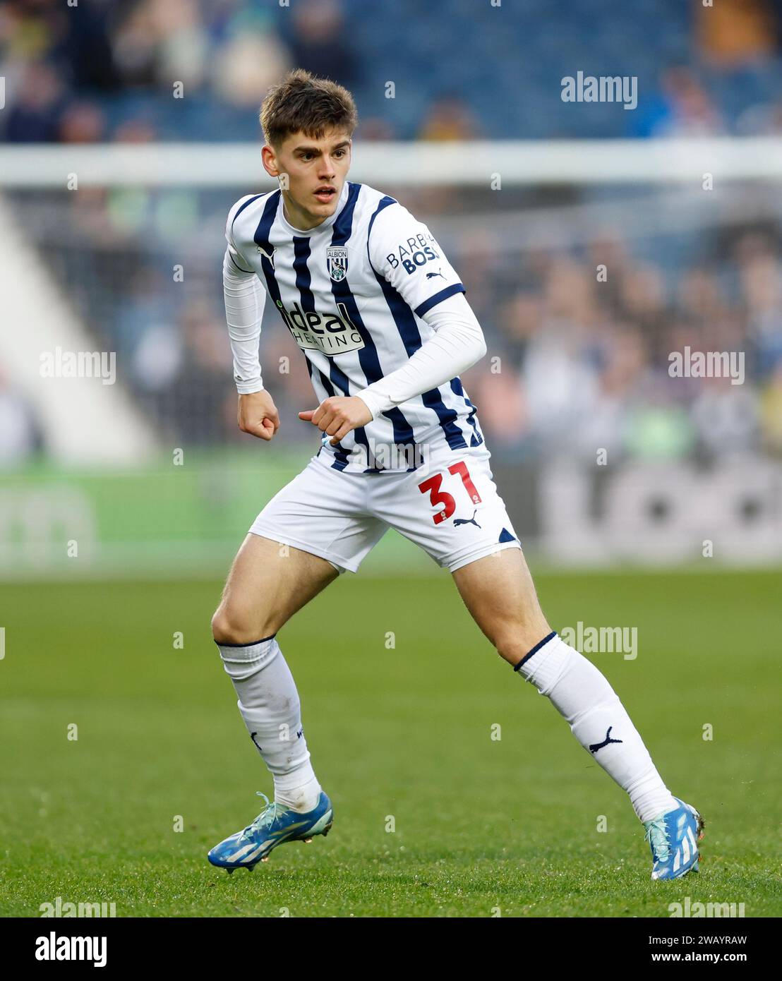 West Bromwich Albion's Tom Fellows during the Emirates FA Cup Third ...