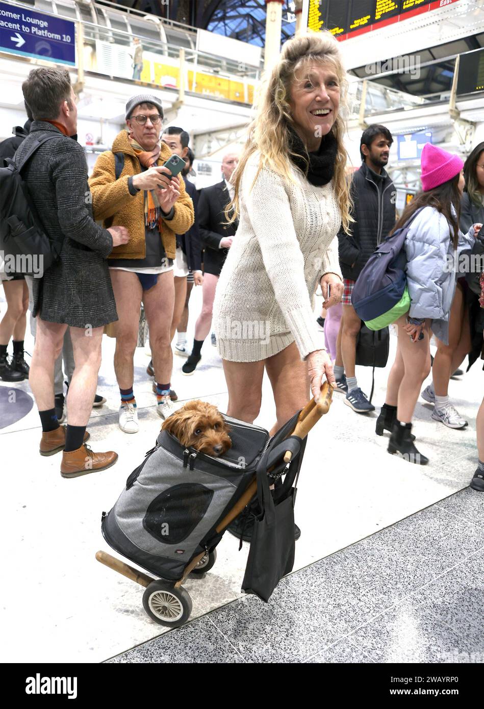 The 11th Annual No Trousers Tube Ride 7th jan 2024 photo by roger ...