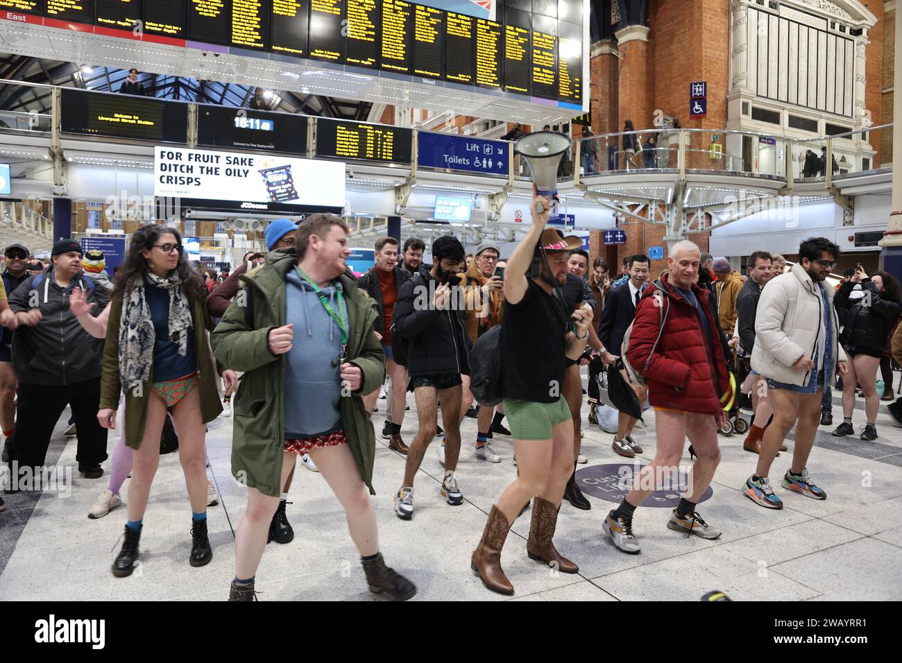 The 11th Annual No Trousers Tube Ride 7th jan 2024 photo by roger ...
