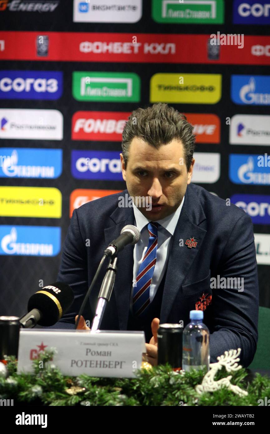 Saint Petersburg, Russia. 07th Jan, 2024. Roman Rotenberg, Head Coach ...