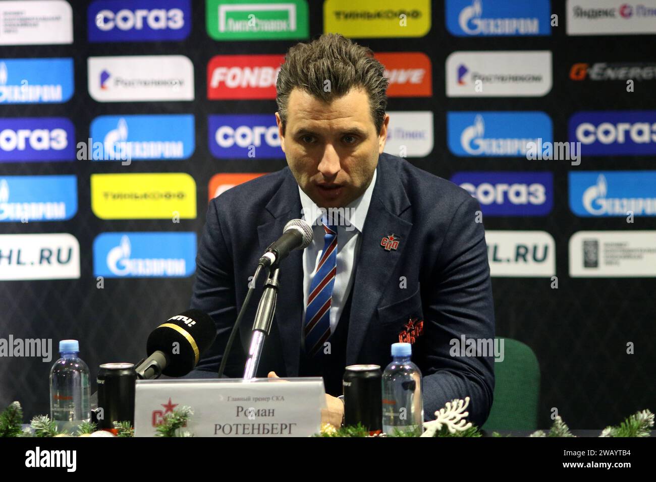 Saint Petersburg, Russia. 07th Jan, 2024. Roman Rotenberg, Head Coach ...