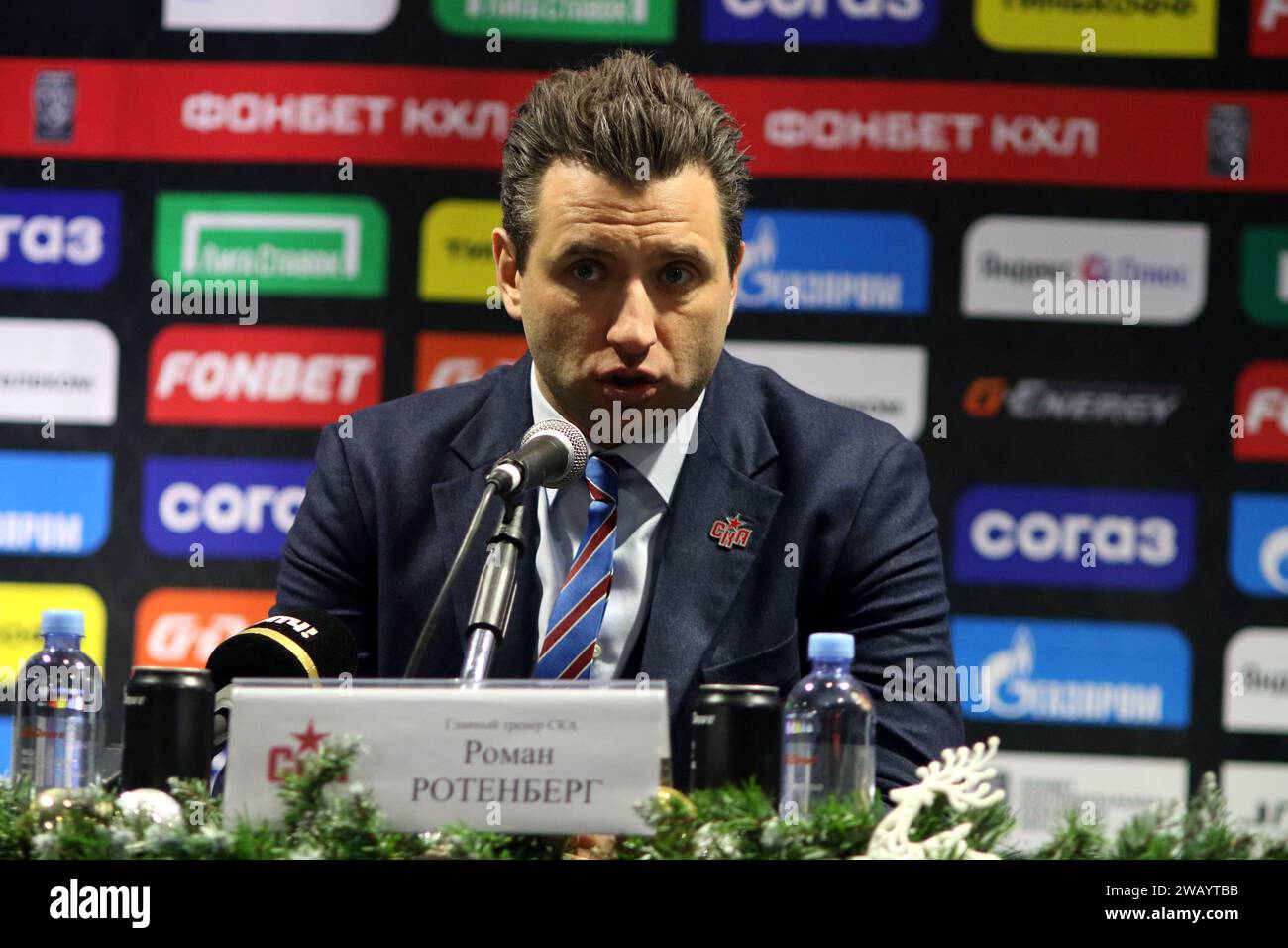 Saint Petersburg, Russia. 07th Jan, 2024. Roman Rotenberg, Head Coach ...