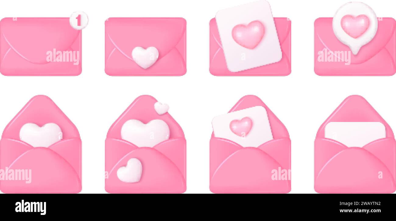 3 envelopes Stock Vector Images - Alamy