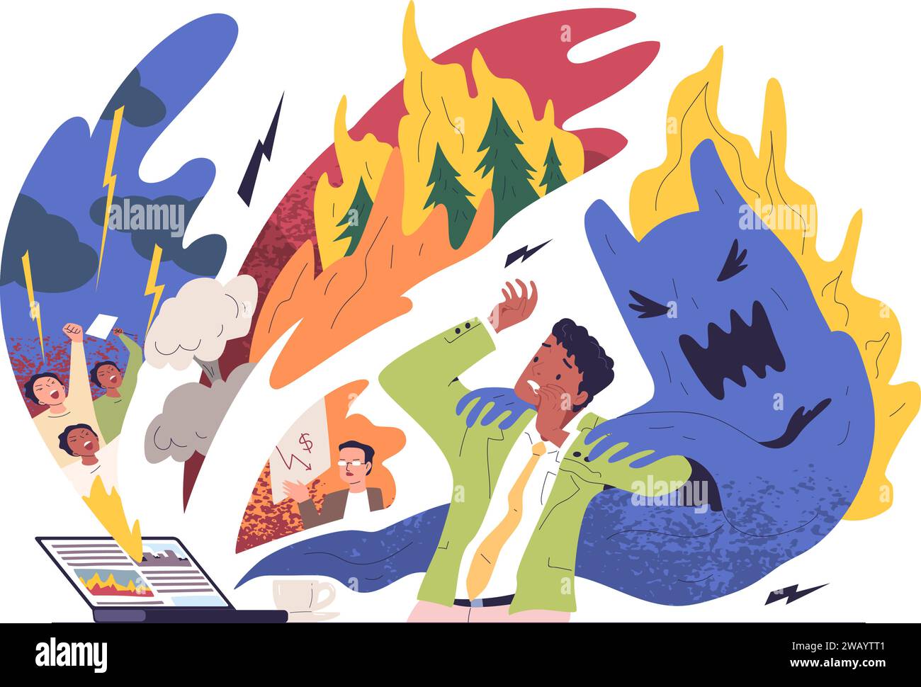 Infodemic Stock Vector Images - Alamy